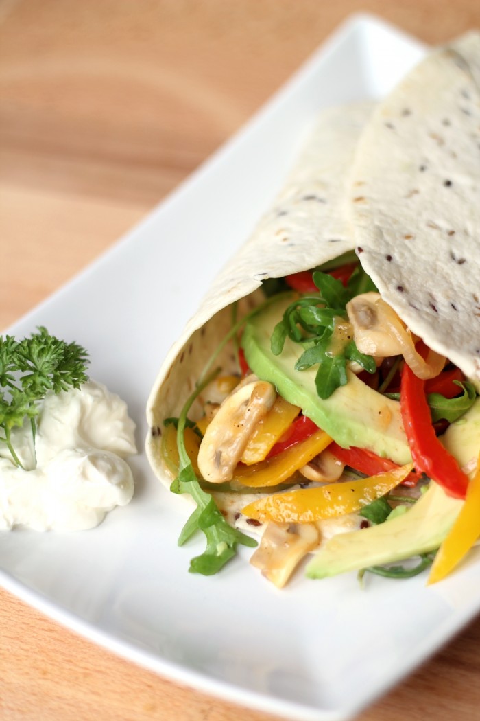 Rezept: Vegetarische Wraps mit Avocado - Lavie Deboite