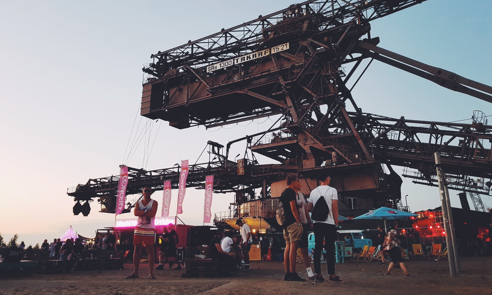 Melt Festival 2018 Festivalblogger Ferropolis Festivalgelände Stadt aus ...